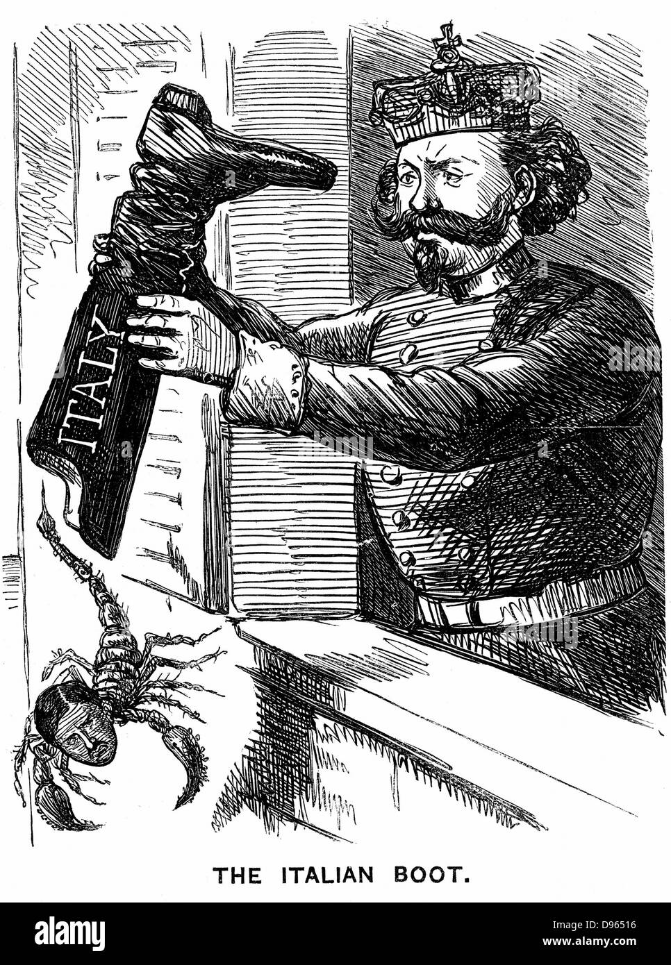 Unification de l'Italie : Victor Emmanuel II (1820-1878), premier roi d ...