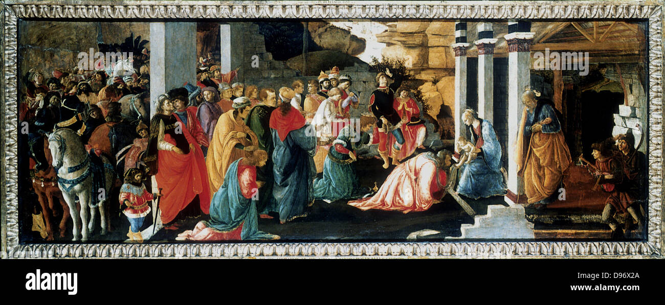 Sandro botticelli adoration magi Banque de photographies et d’images à haute résolution - Alamy