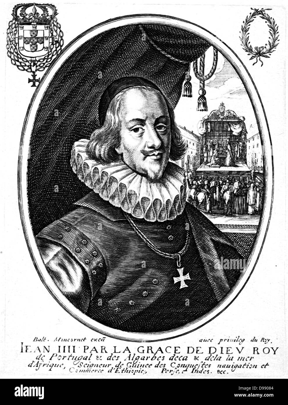 King john iv of portugal Banque d'images noir et blanc - Alamy