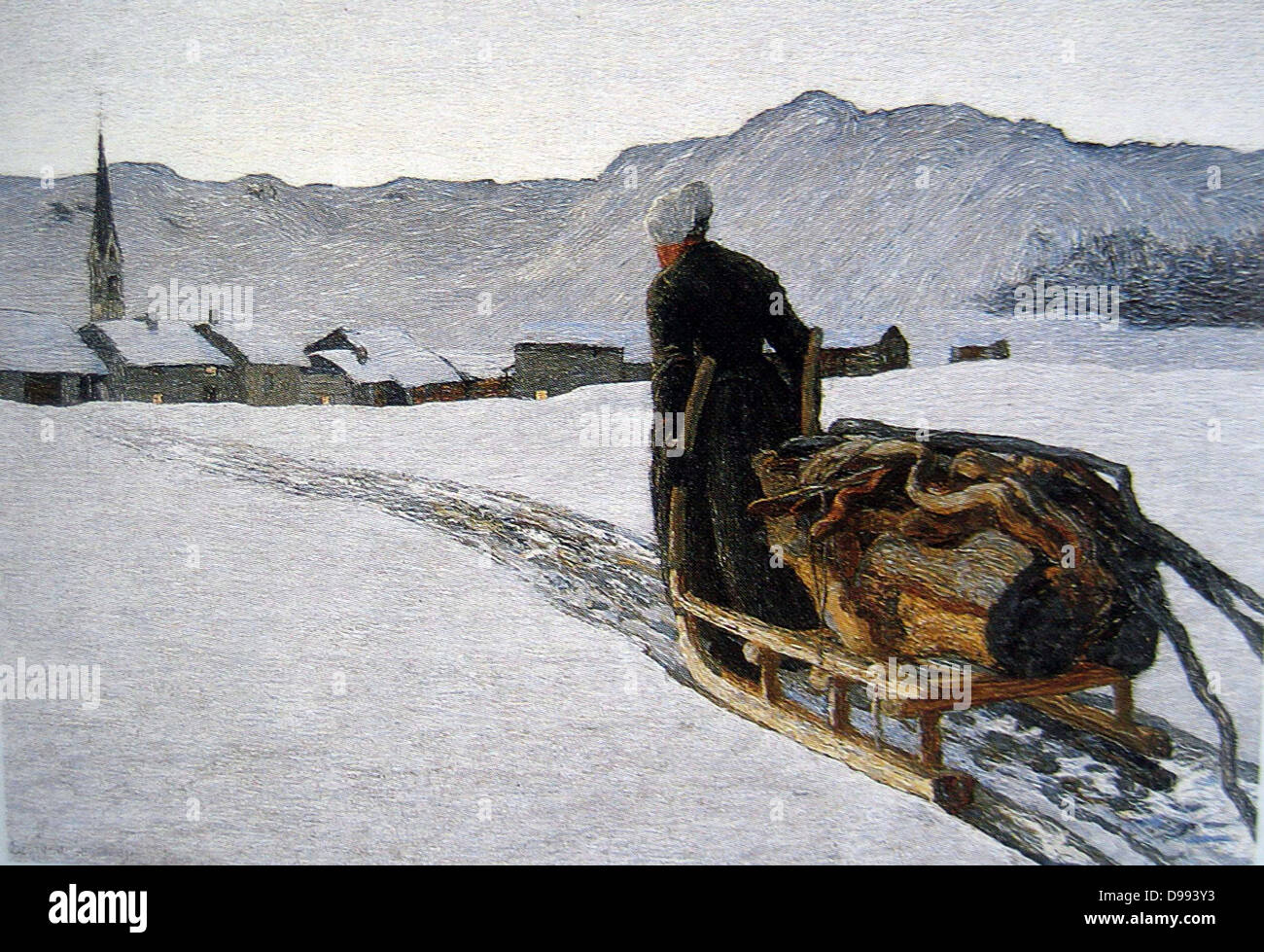 Giovanni segantini un peintre italien Banque de photographies et d ...