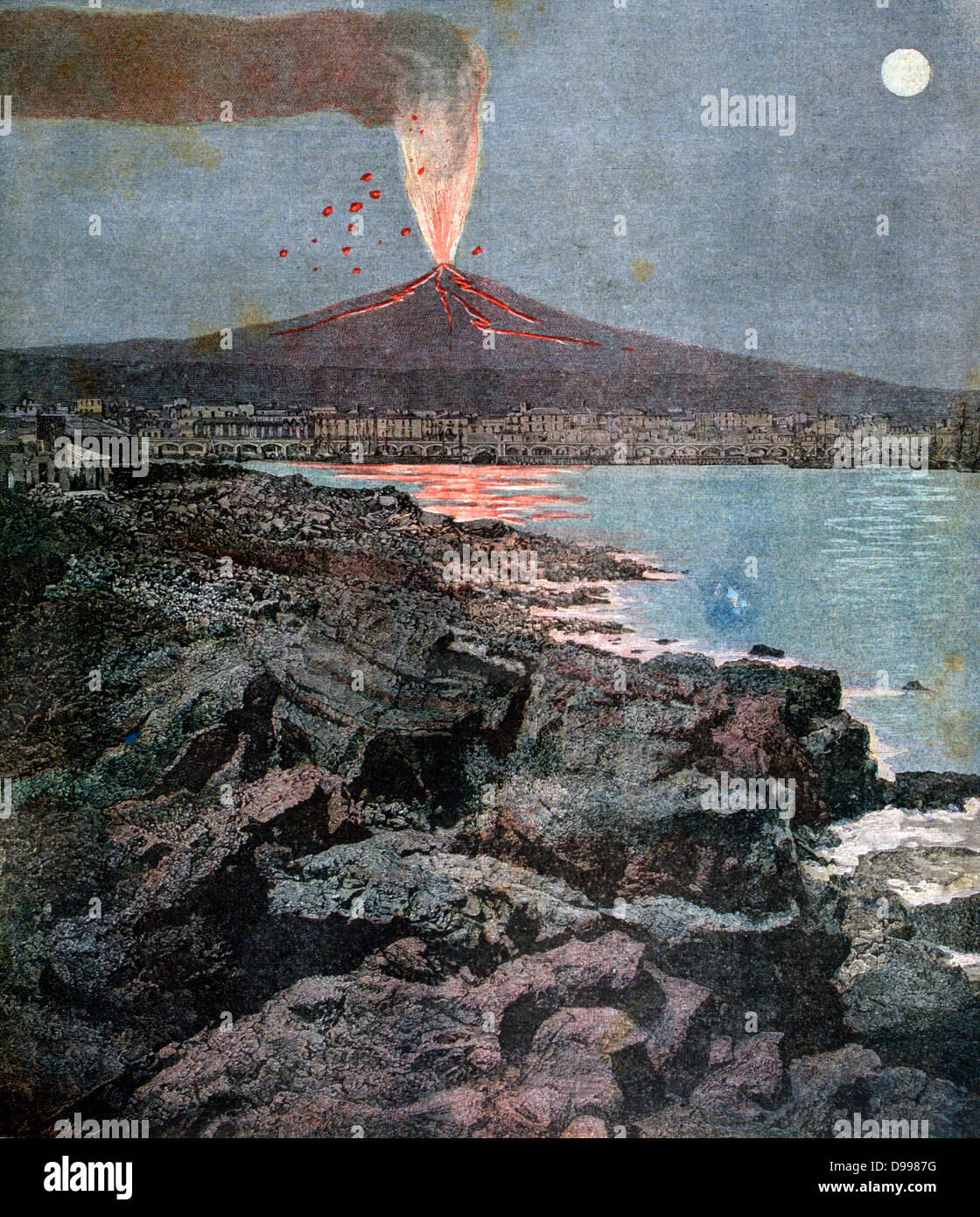 éruption de vésuve Banque de photographies et d’images à haute ...