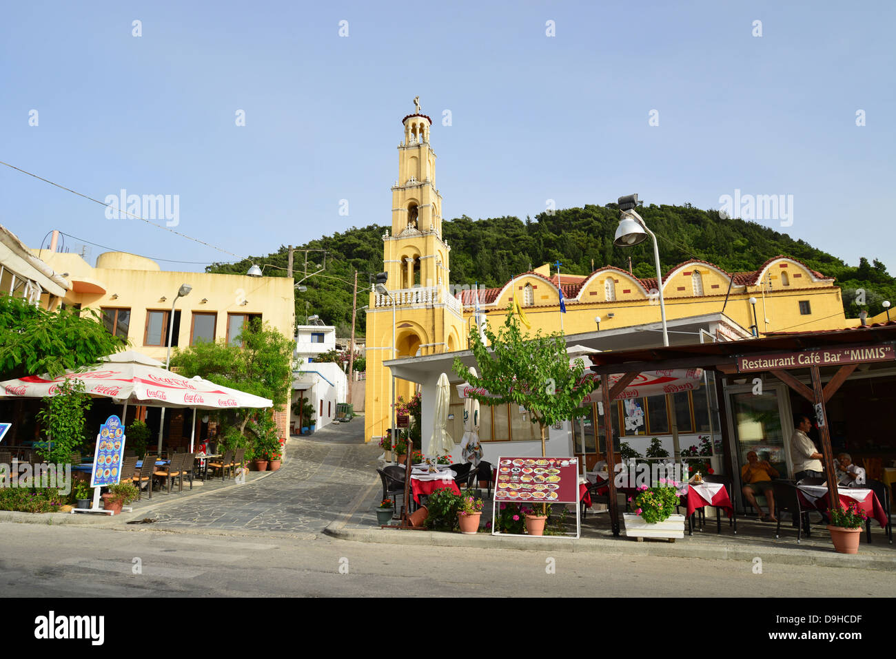 Le restaurant "le sig, Archipolis, Rhodes (Rodos), du Dodécanèse, Grèce ...