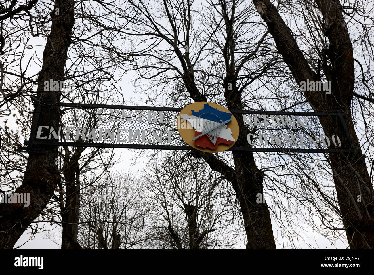 Centre de commando francais Banque de photographies et d’images à haute ...