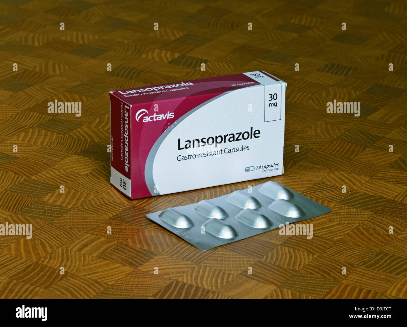 Lansoprazole pack Banque de photographies et d’images à haute ...