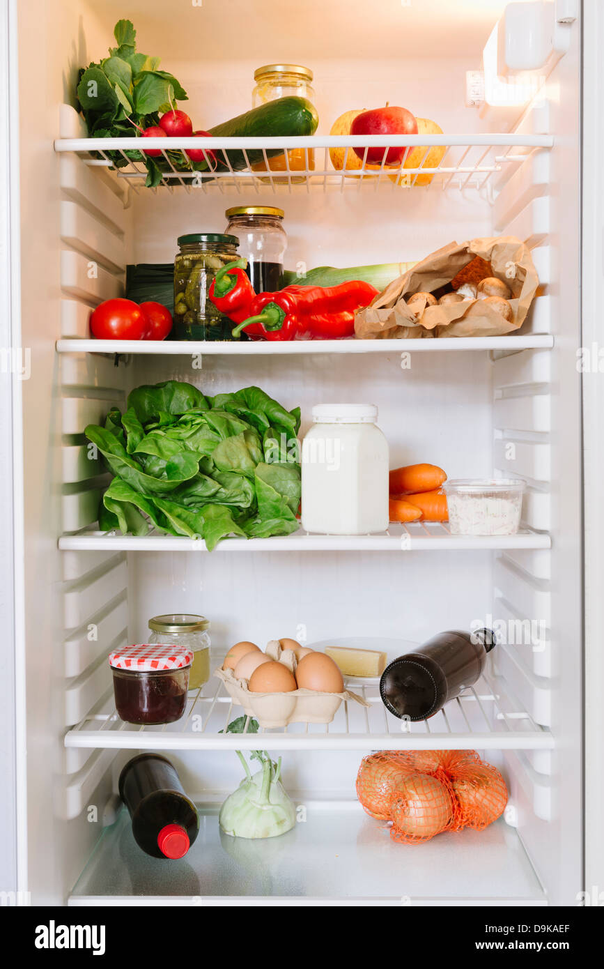 Frigo ouvert Banque de photographies et d’images à haute résolution - Alamy
