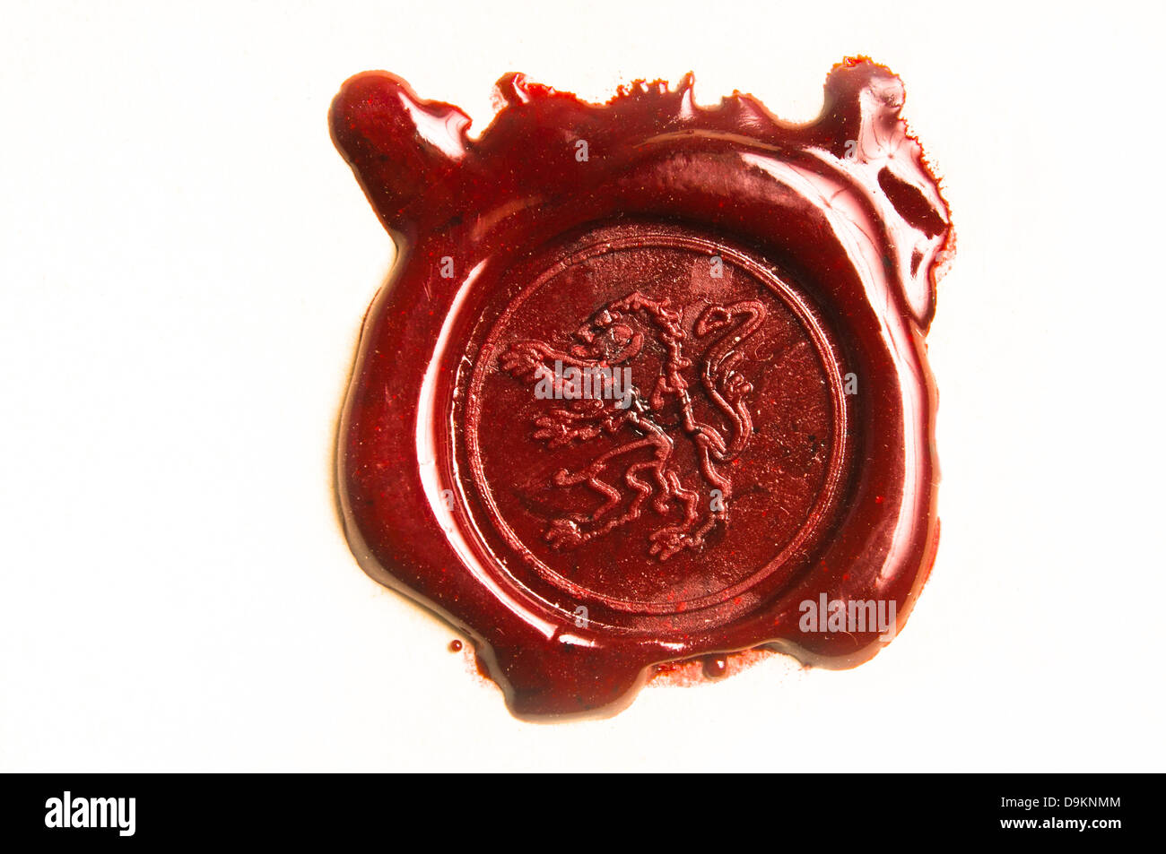 Cachet de cire Banque de photographies et d’images à haute résolution ...