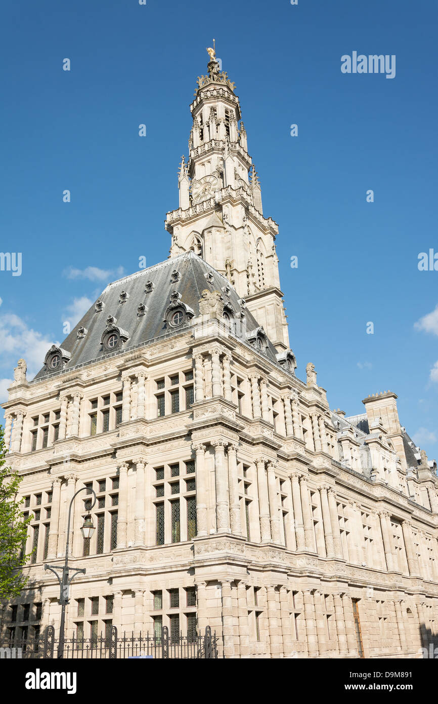 L'hôtel de ville et Beffroi d'Arras, France.Le bâtiment a été reconstruit après la Première ...