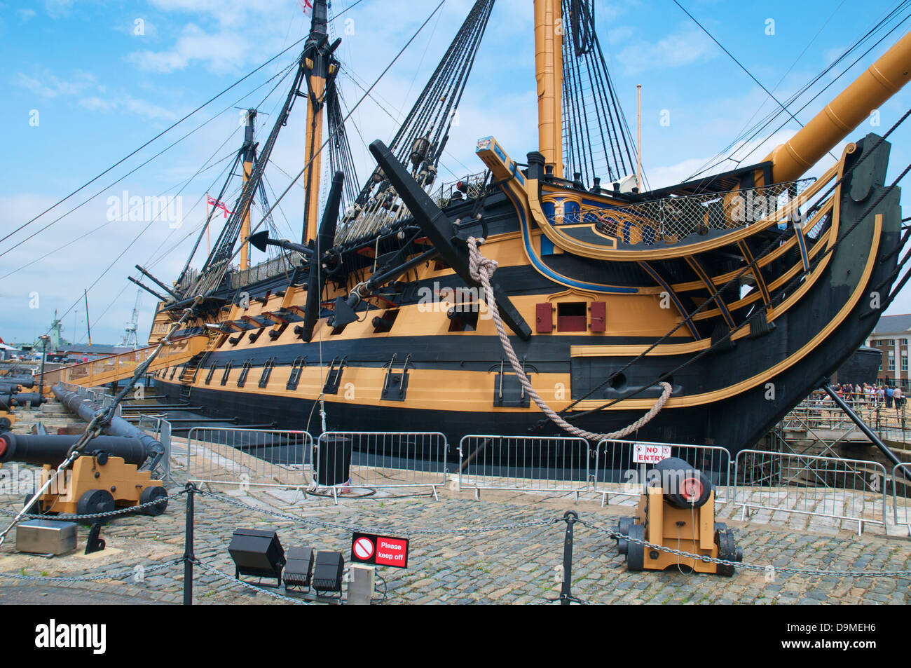 HMS Victory à Portsmouth Historic Dockyard Photo Stock - Alamy