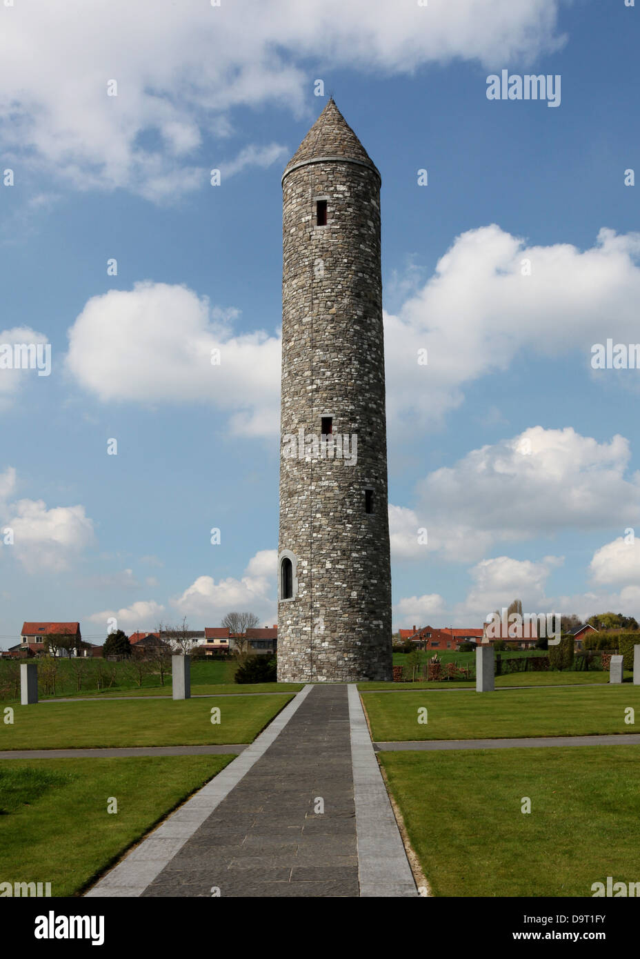L'île d'Irlande Parc de la paix, à Messines, près d'Ypres, en Belgique ...