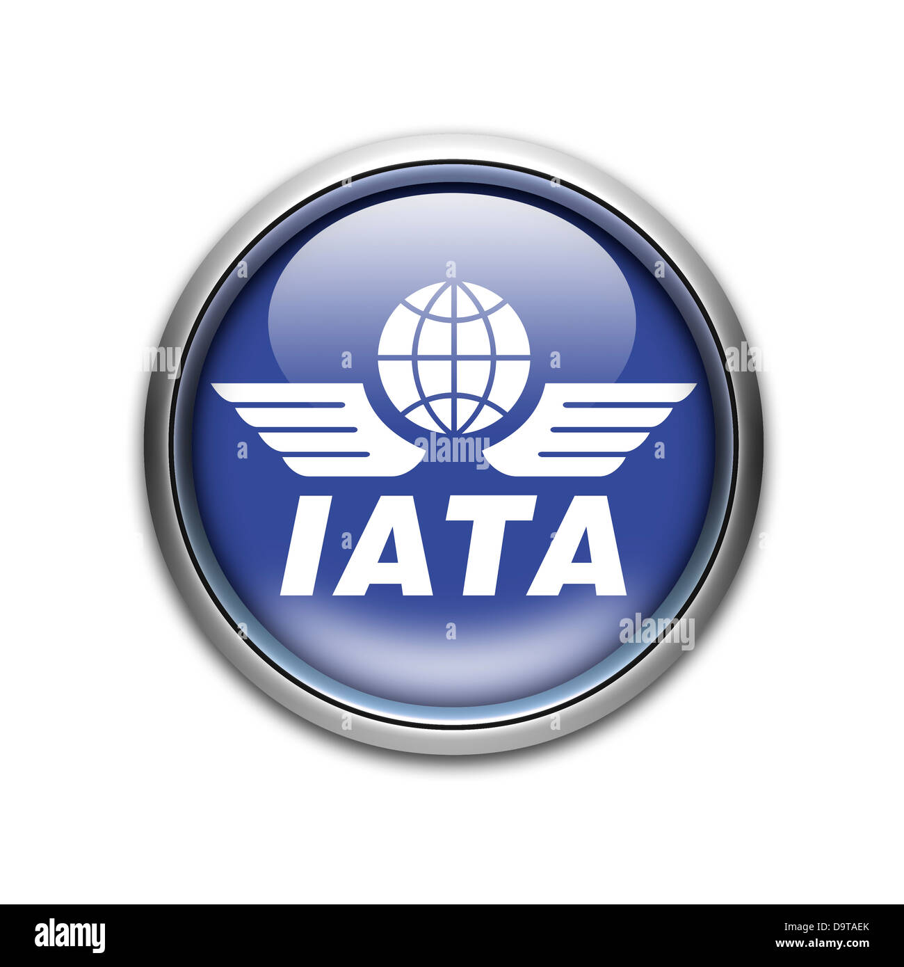 / Iata international air transport association icône symbole du drapeau ...