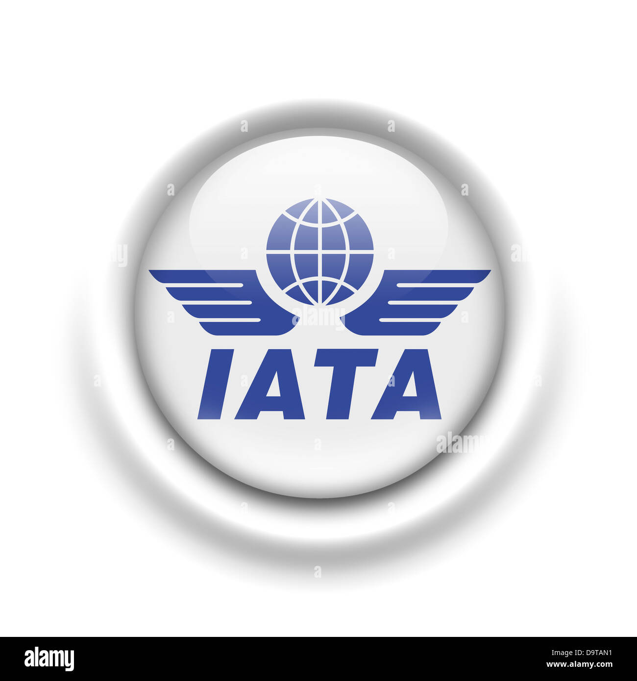/ IATA International Air Transport Association icône symbole du drapeau ...
