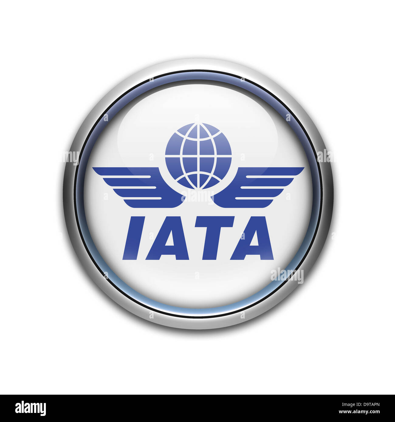 / Iata international air transport association icône symbole du drapeau ...