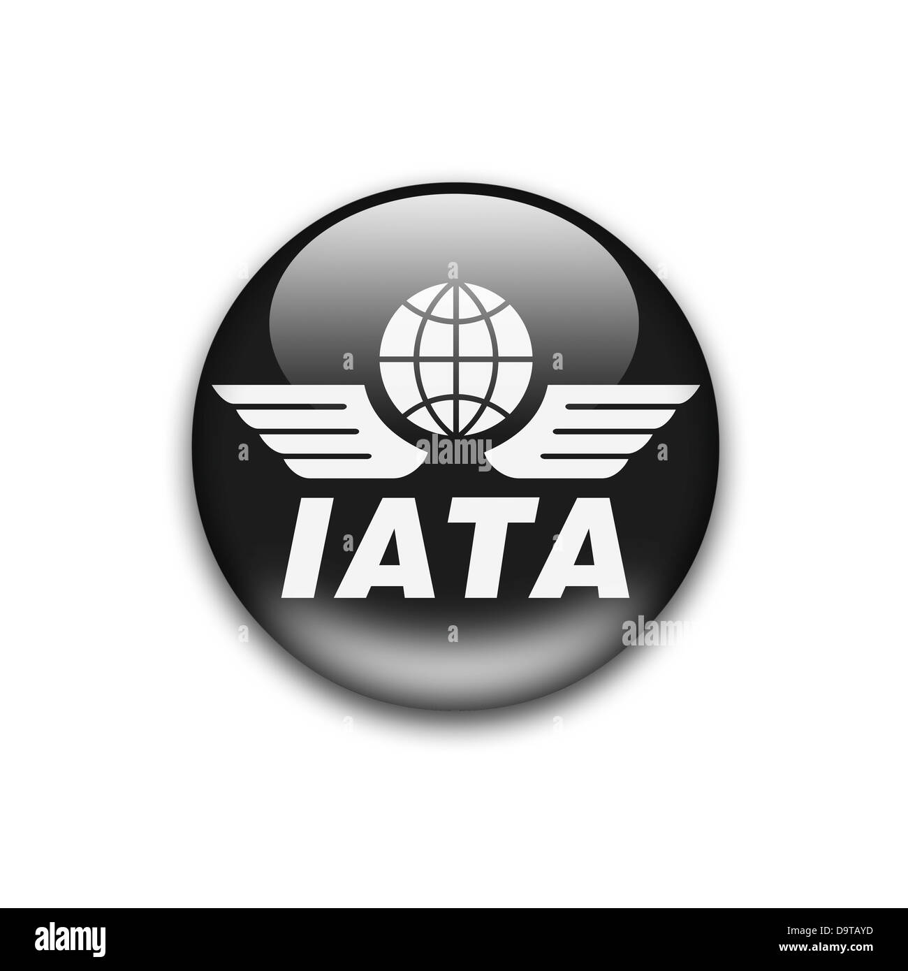 / Iata international air transport association icône symbole du drapeau ...