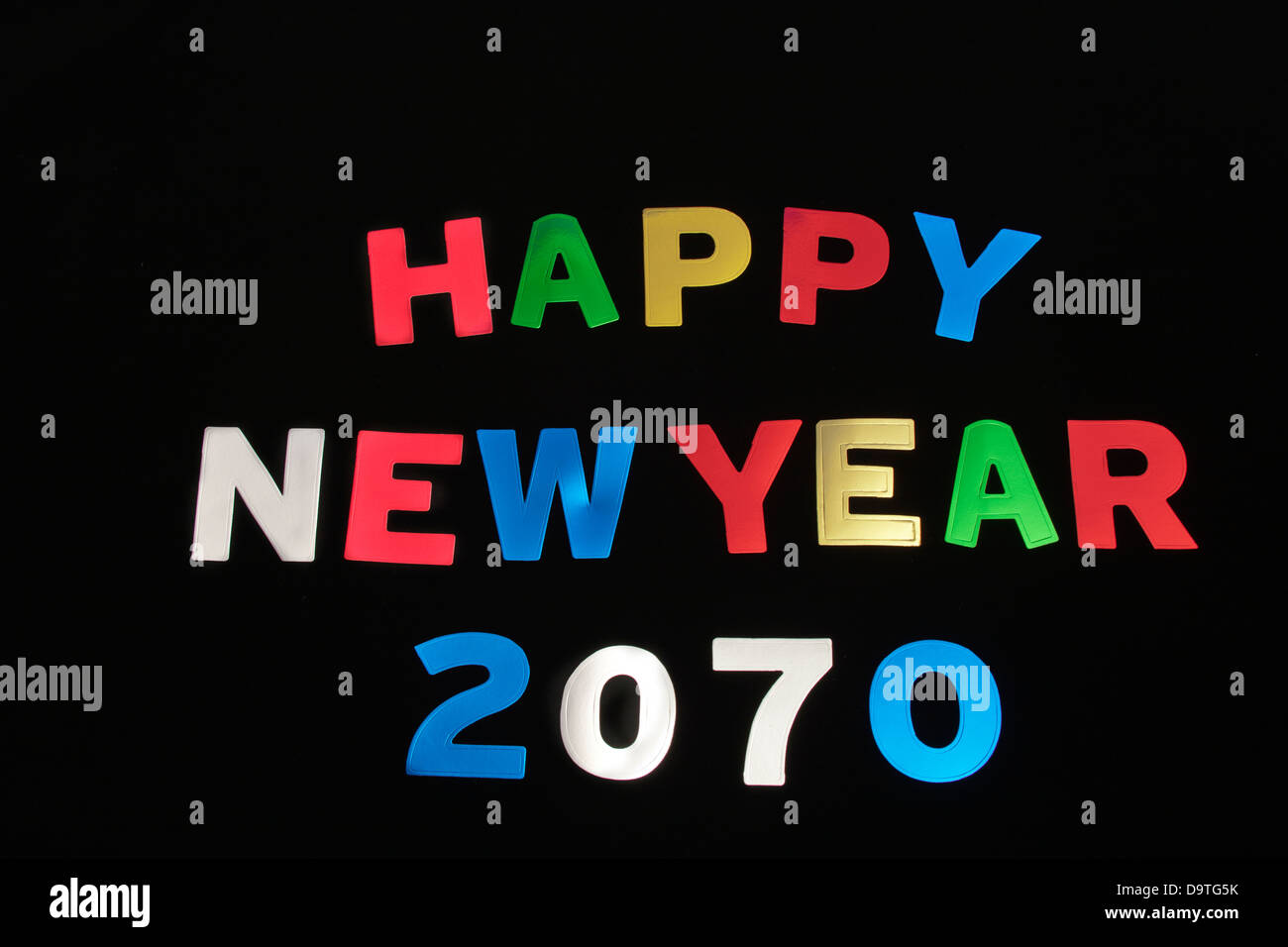 Happy new year 2070 Banque de photographies et d’images à haute ...
