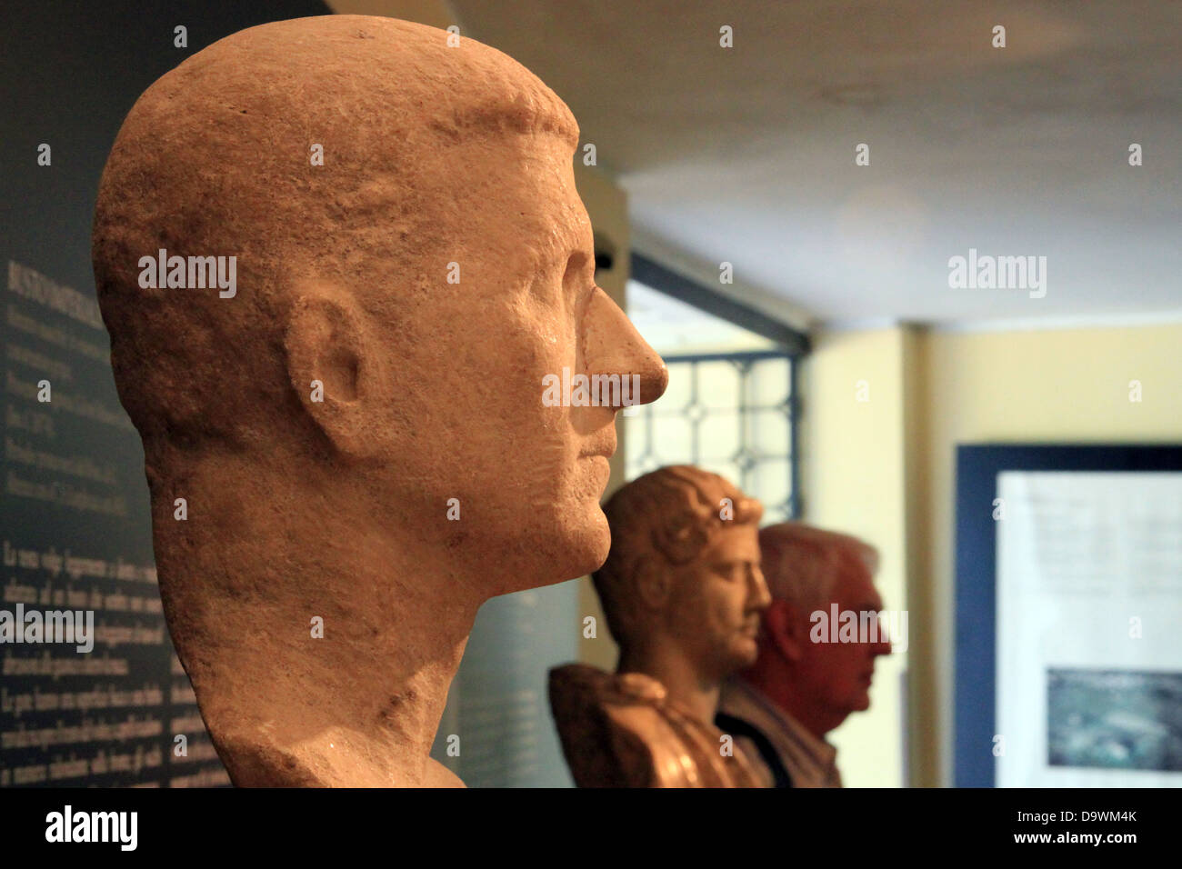 Artifacts in the archaeological regional museum in agrigento Banque de ...