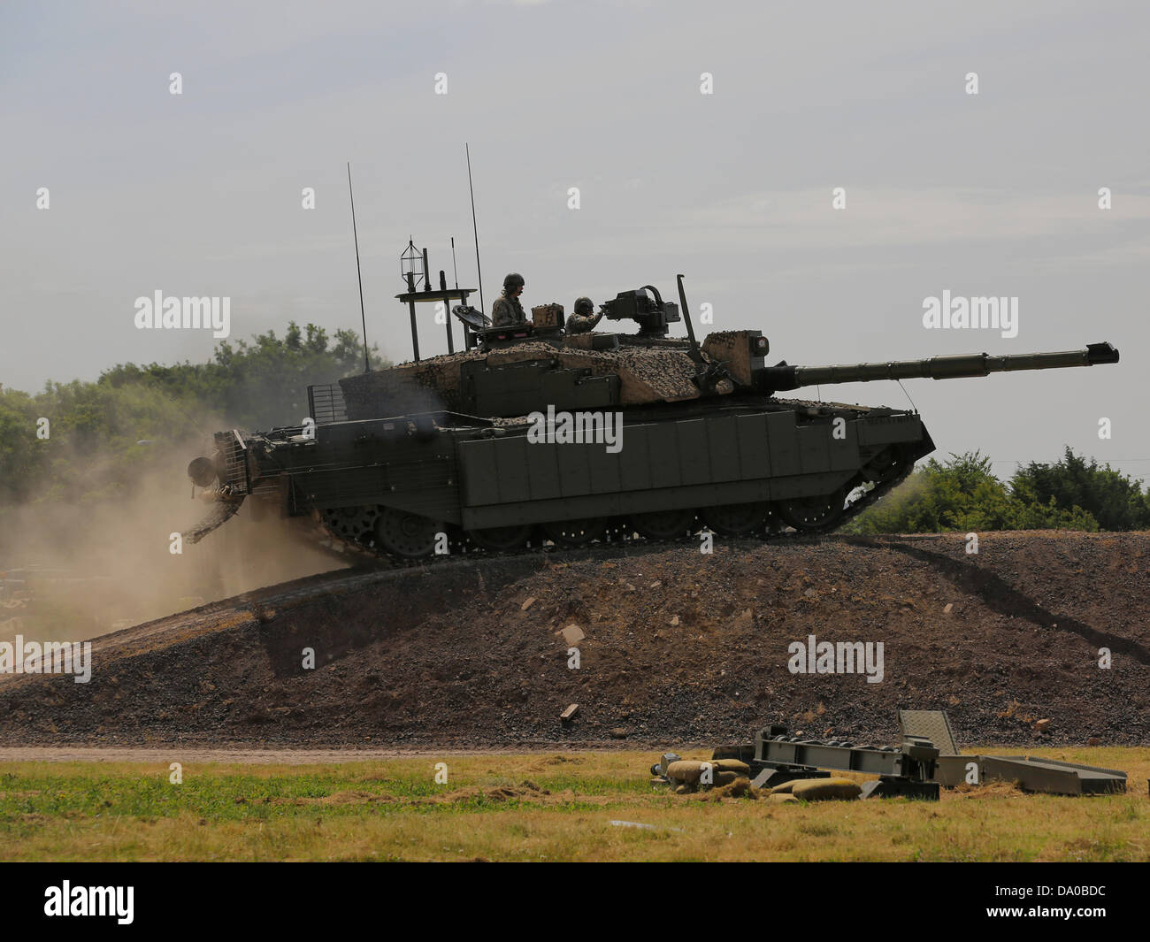 British army challenger 2 main battle tank Banque de photographies et d ...
