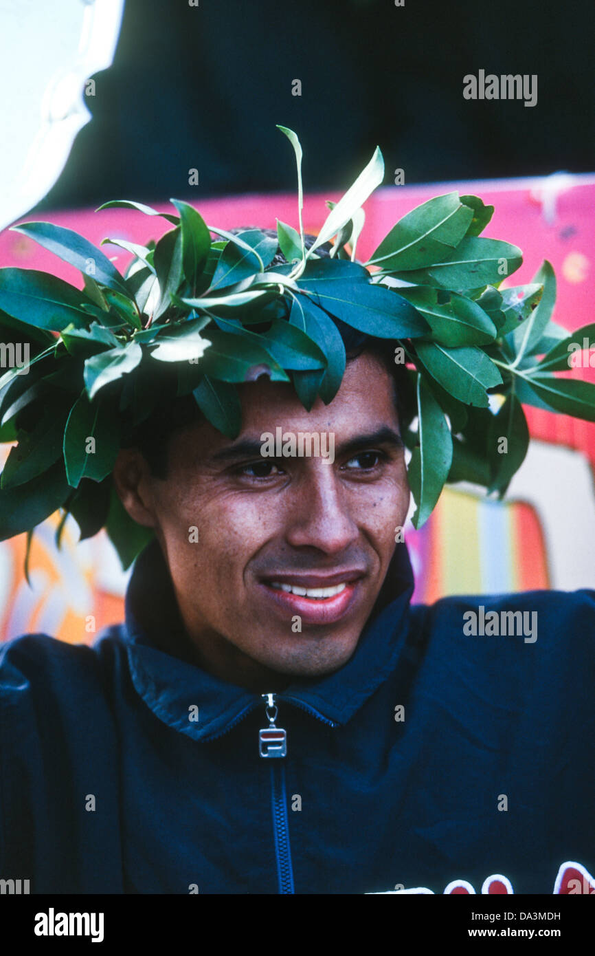 Laurel wreath man Banque de photographies et d’images à haute ...