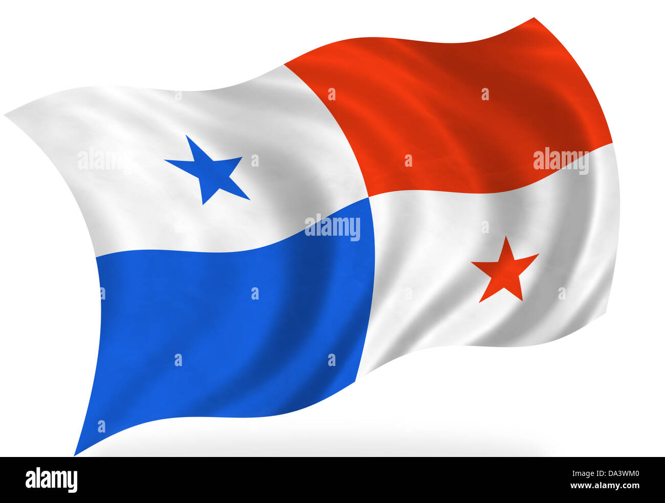 Panama flag Banque de photographies et d’images à haute résolution - Alamy