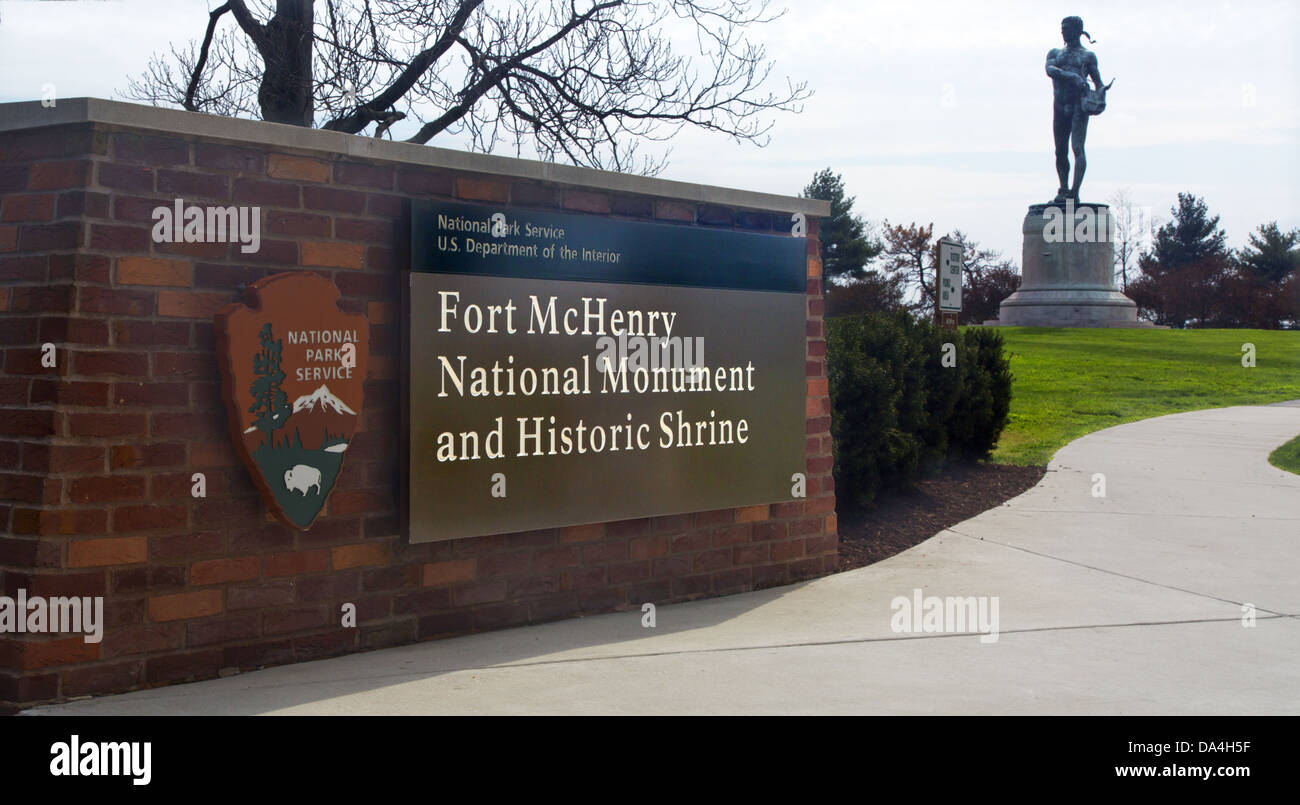 Monument national fort mchenry Banque de photographies et d’images à ...