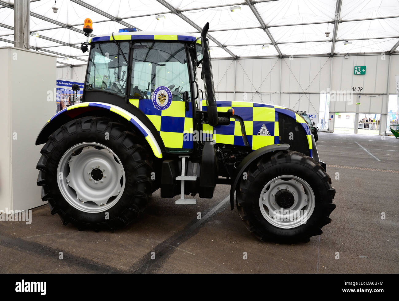 Le tracteur à la police nationale de l'élevage le show, NEC, Birmingham ...