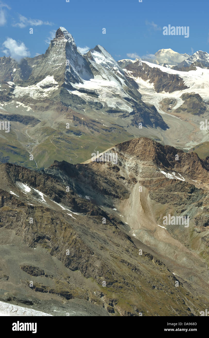 Matterhorn dent dherens Banque de photographies et d’images à haute ...