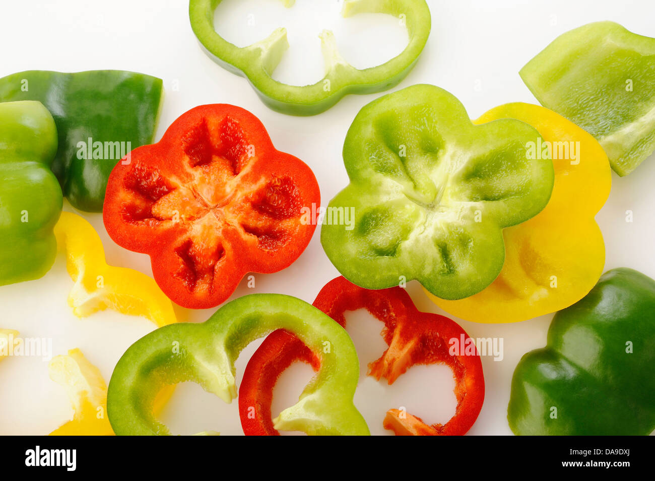Tranches de poivron Banque de photographies et d’images à haute ...