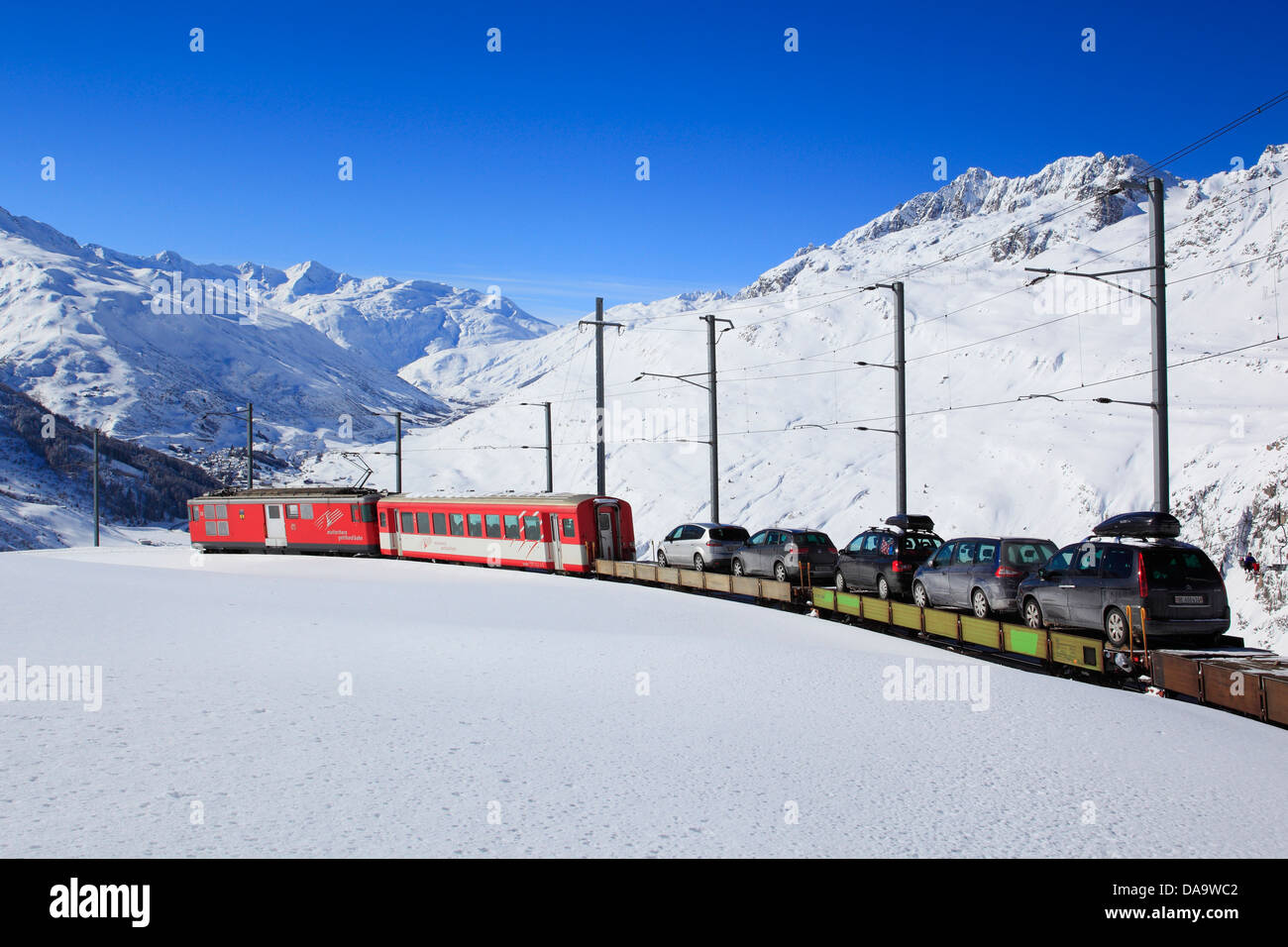 Chemin De Fer Furka Oberalp Banque d'image et photos - Alamy