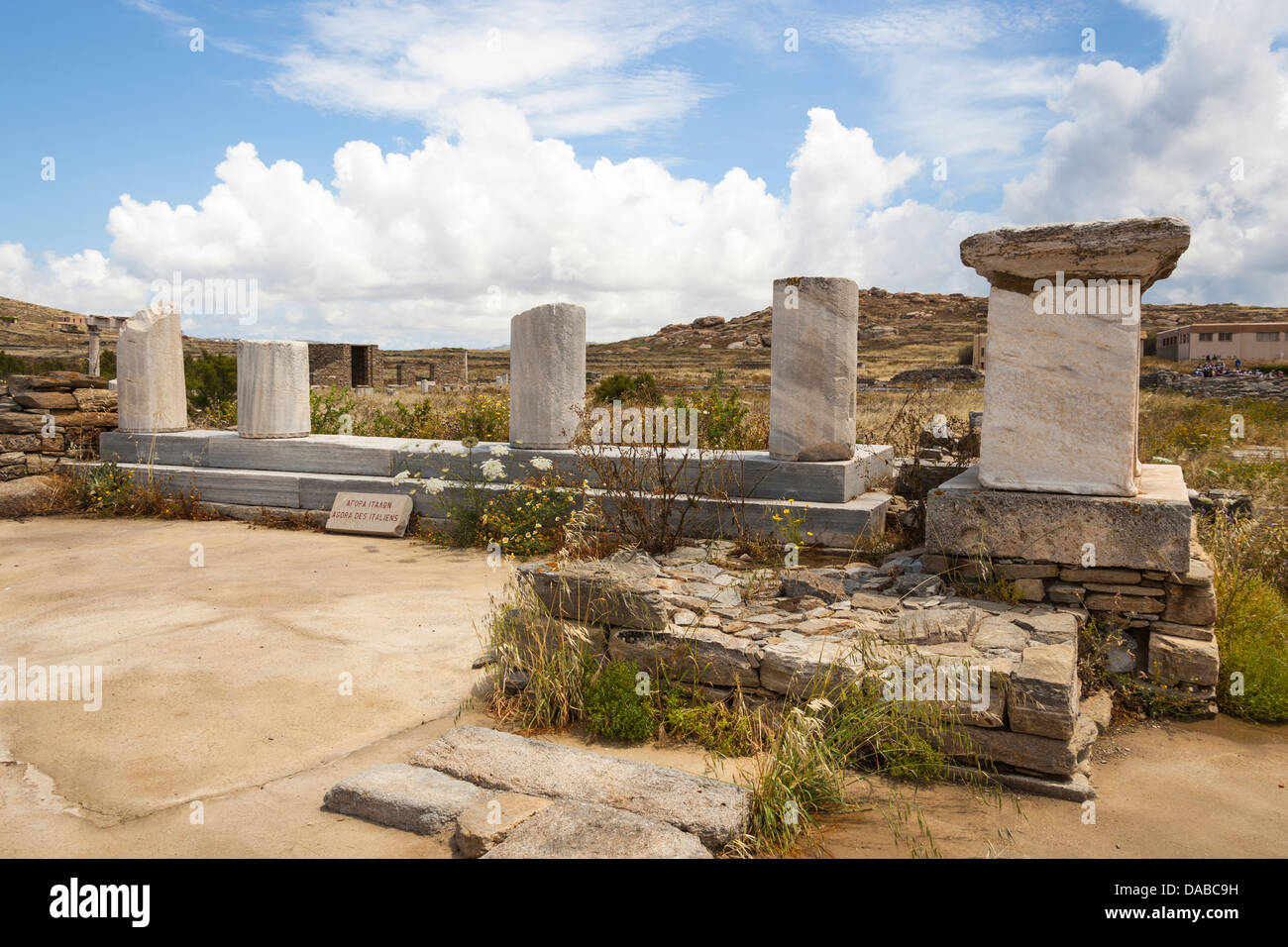 Agora des italiens delos Banque de photographies et d’images à haute ...