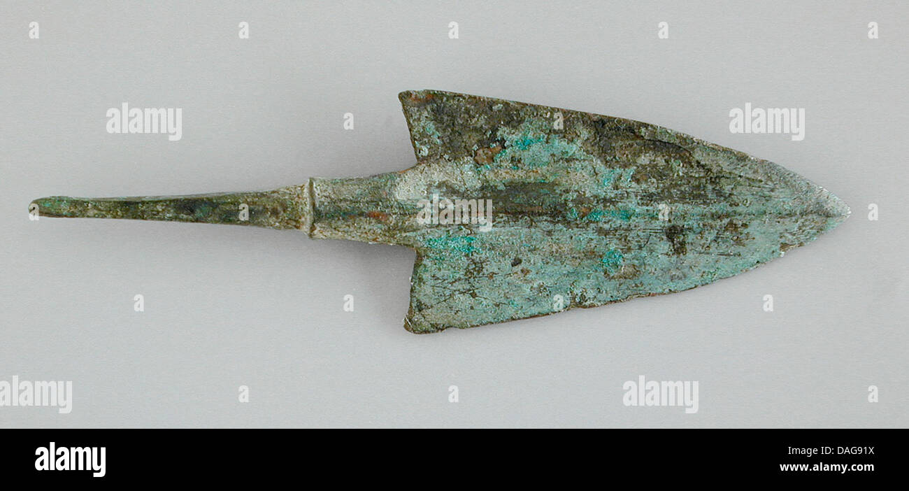 Pointe de lance en bronze Banque de photographies et d’images à haute ...