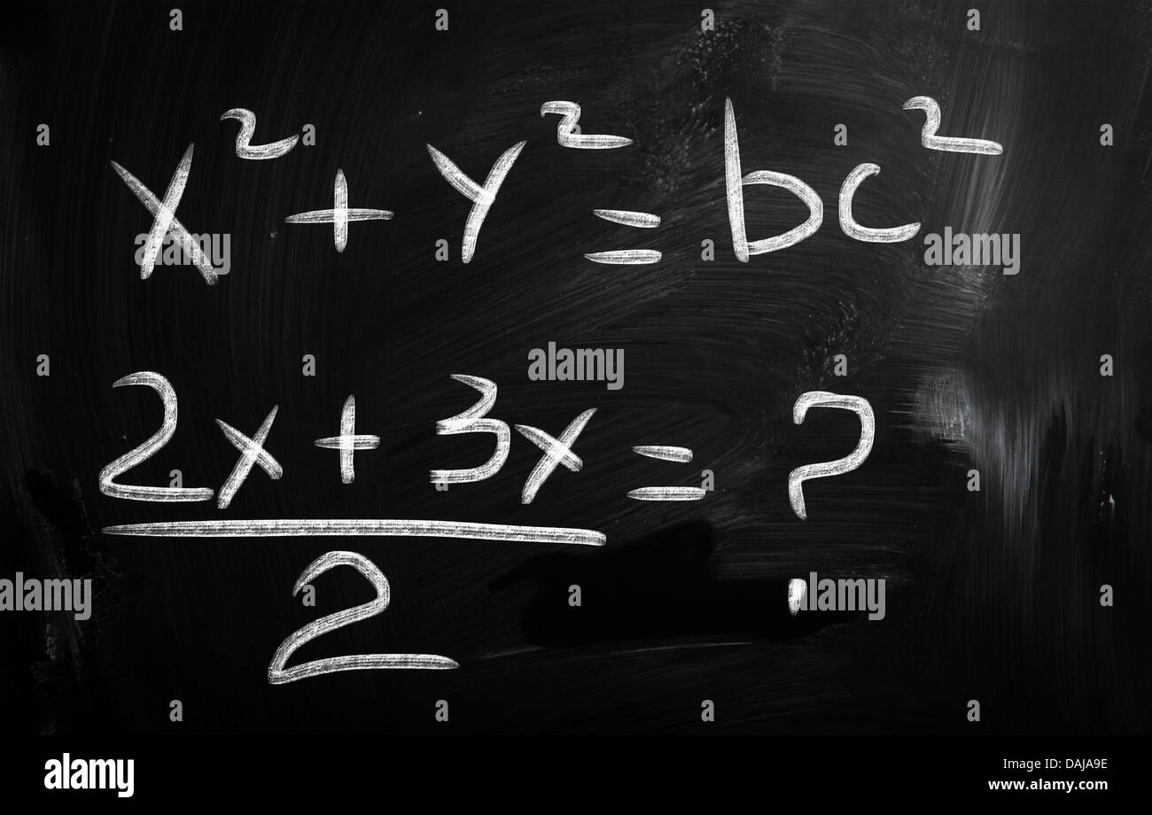 Math symbols formula Banque d'images noir et blanc - Alamy