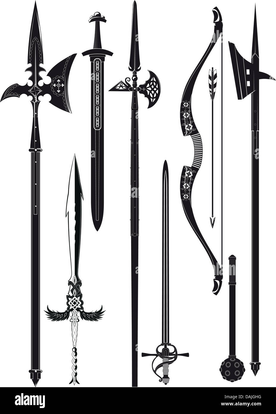 Old medieval spear Banque de photographies et d’images à haute ...