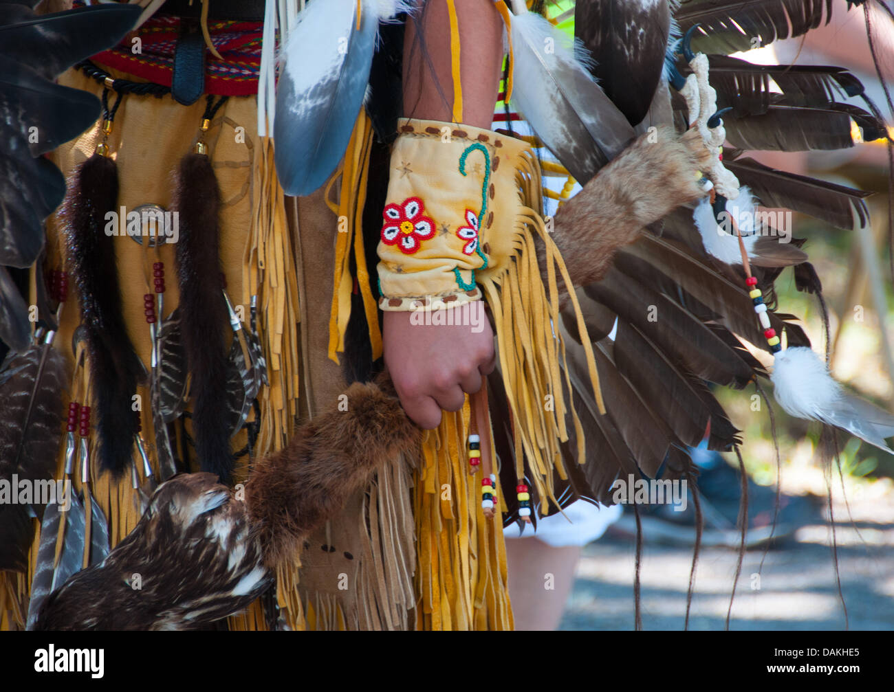 Tambour de cérémonie autochtone Banque de photographies et d’images à ...