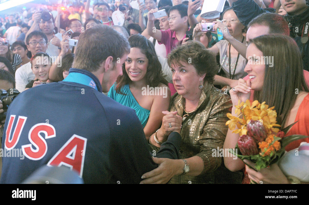 Michael phelps sister hilary deborah Banque de photographies et d ...