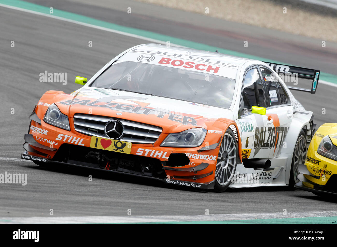 Race car at the deutsche tourenwagen masters dtm Banque de ...
