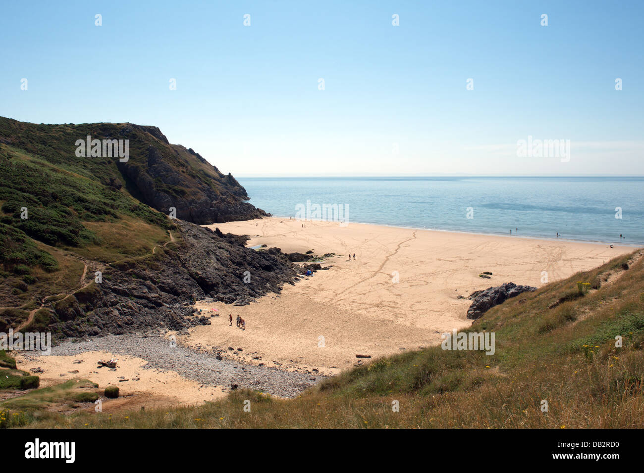 Pobbles Bay , l'une des plus belles plages de la péninsule de Gower ...