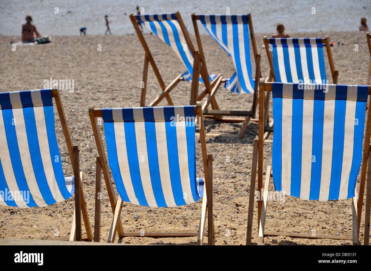 Transats sur la plage Banque de photographies et d’images à haute ...