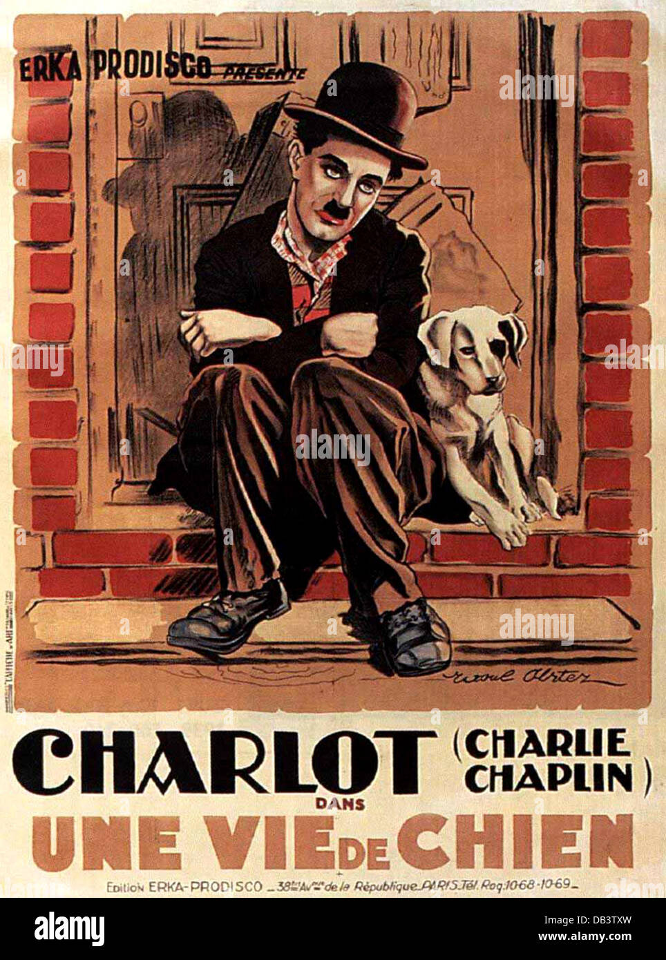 Charlie Chaplin CHARLOT - UNE VIE DE CHIEN La First National Pictures ...
