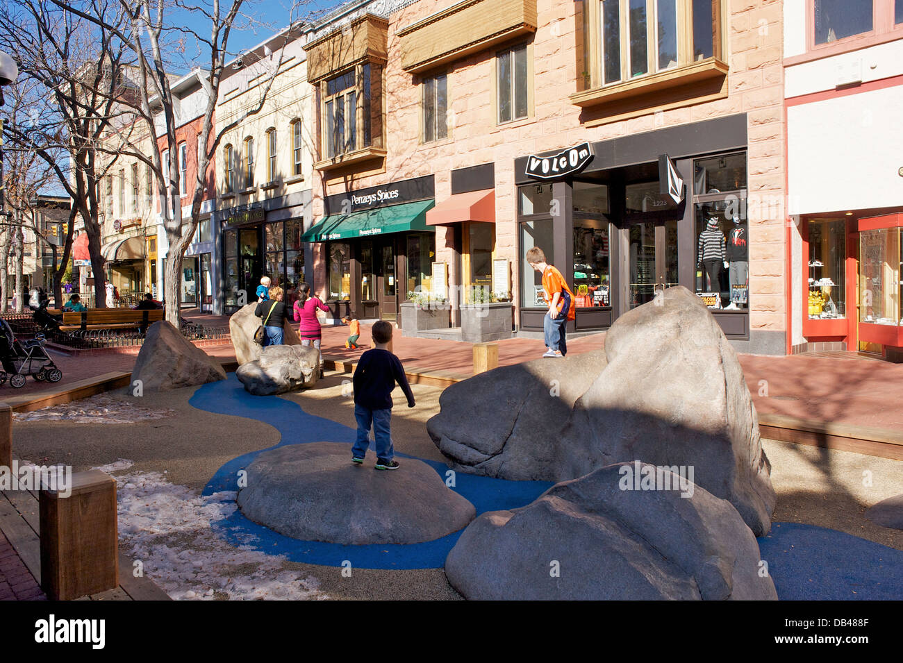 Le centre ville de boulder Banque de photographies et d’images à haute ...