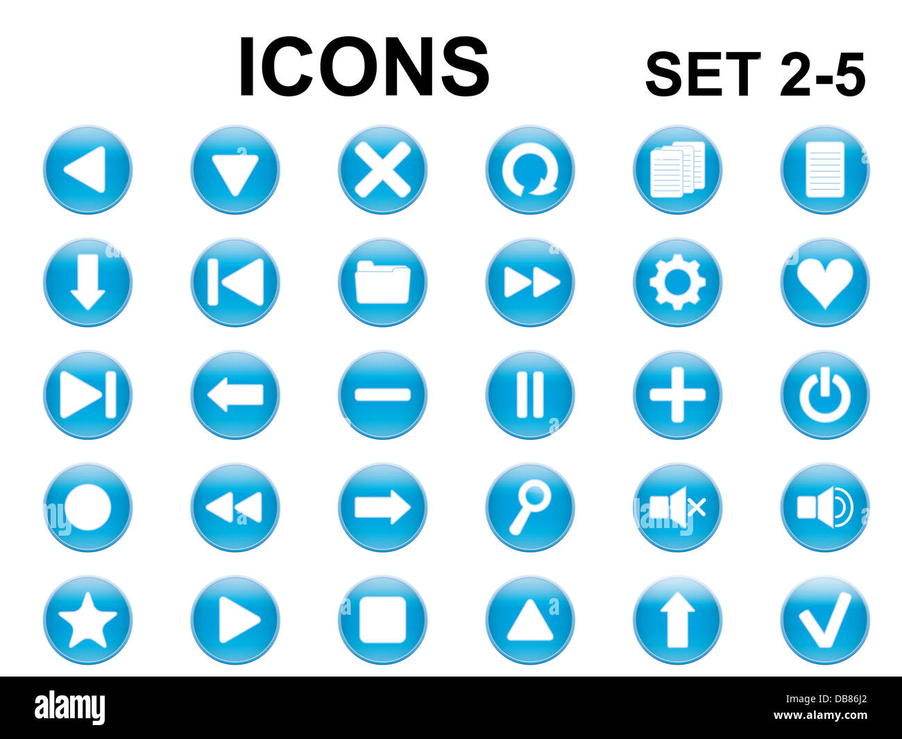 Panneau bleu rond Banque de photographies et d’images à haute ...