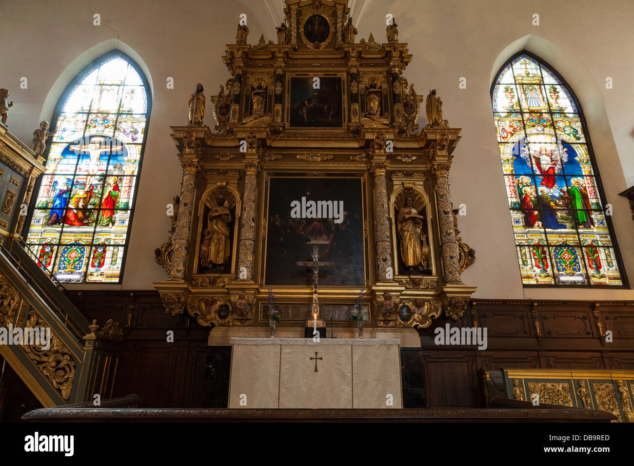 German church altar Banque de photographies et d’images à haute ...