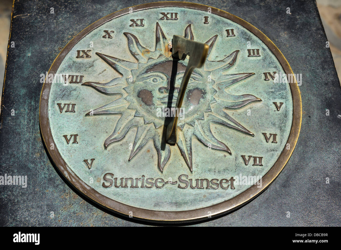 Cadran solaire ancien cadran solaire Banque de photographies et d ...