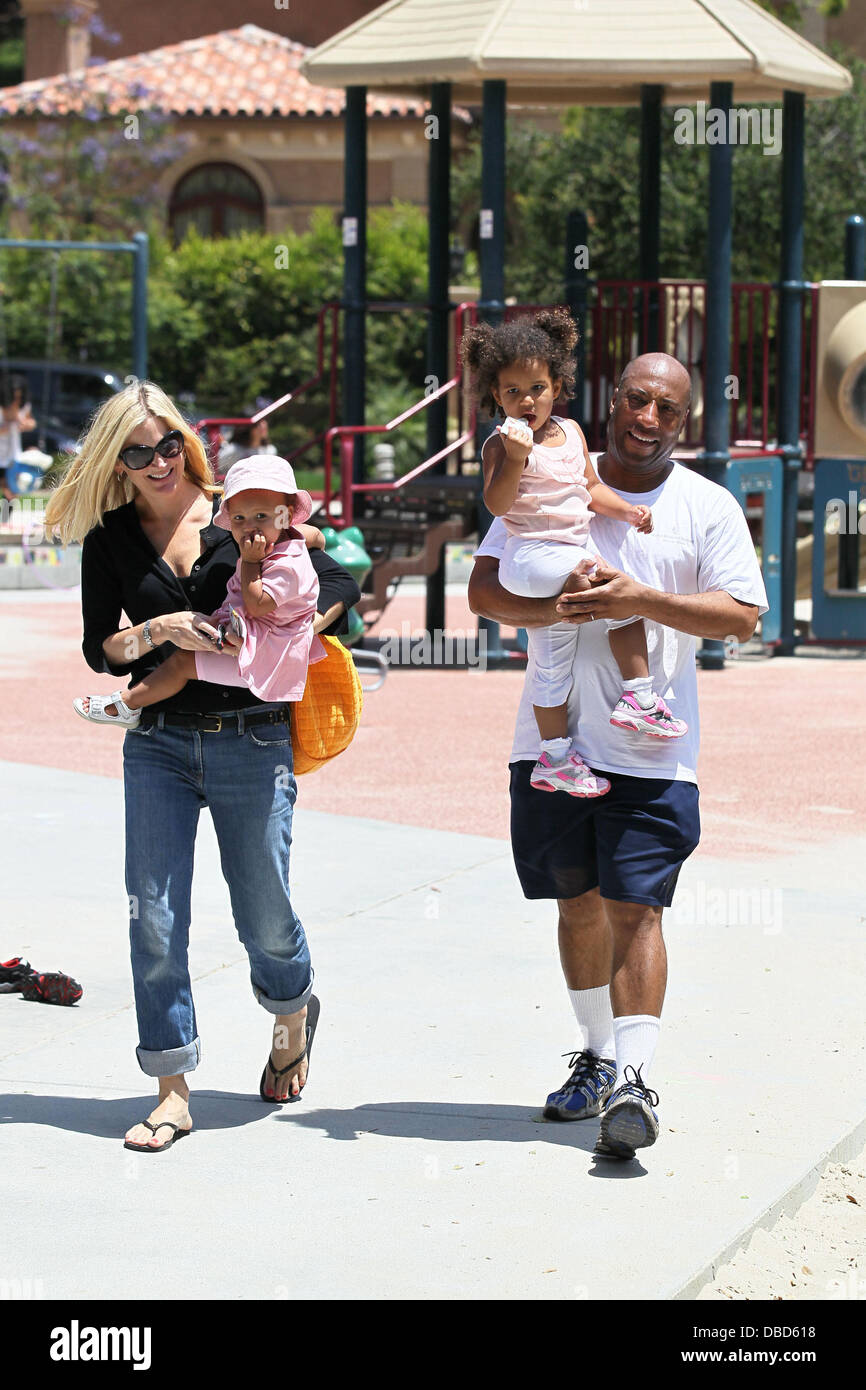 Kalinowski et sa femme, Jennifer Lucas profitez de la journée à jouer à ...