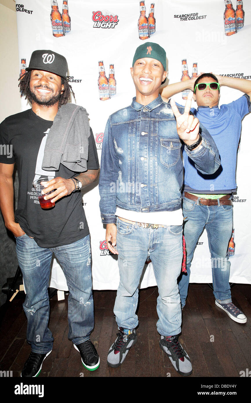 Shae Haley, Chad Hugo, Pharrell Williams de N.E.R.D. 'Coors Light ...