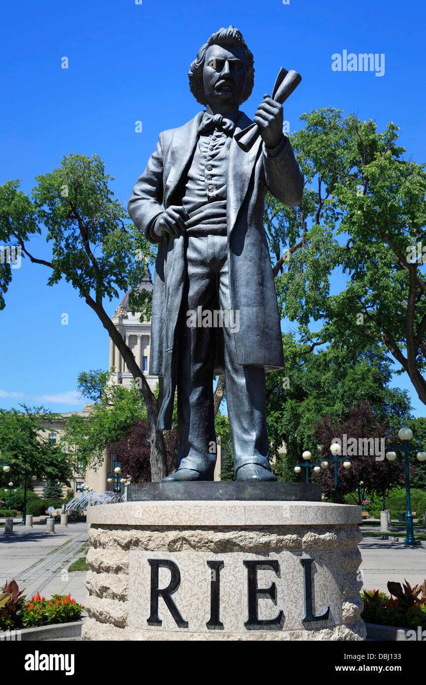 Louis riel statue Banque de photographies et d’images à haute ...
