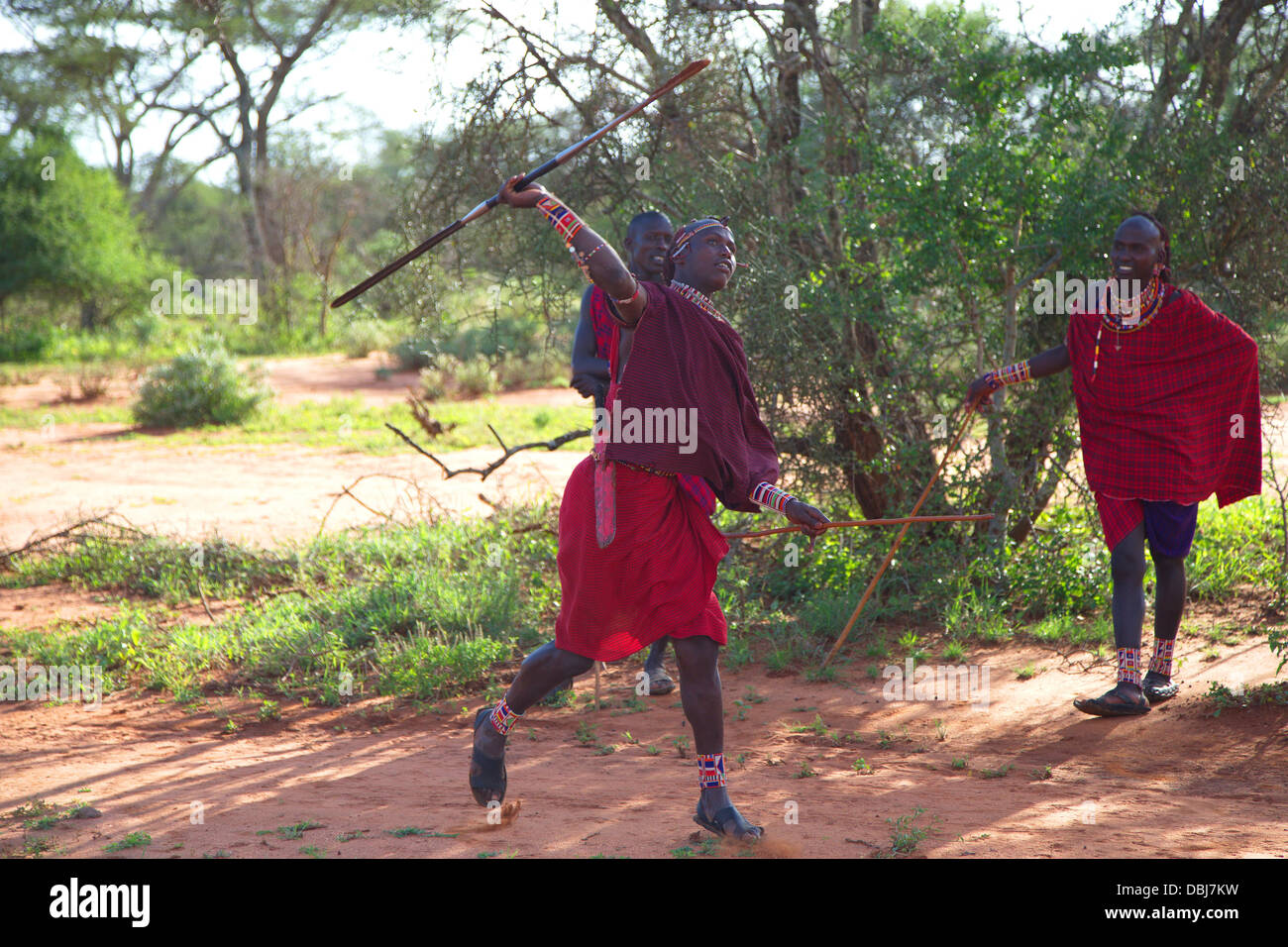 Masai spear Banque de photographies et d’images à haute résolution - Alamy