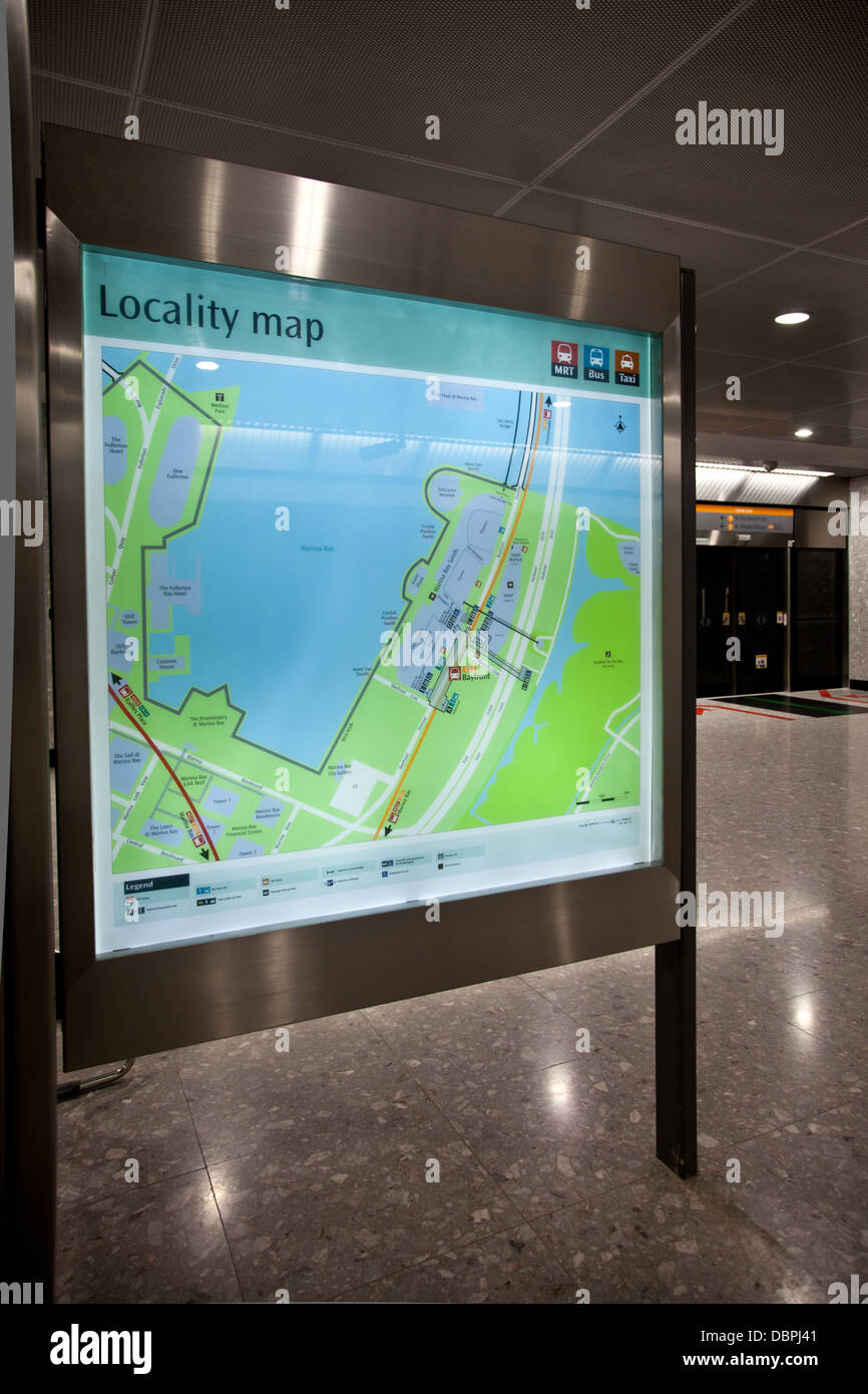 Station de la baie de marina mrt Banque de photographies et d’images à ...