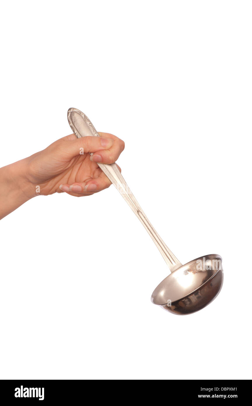 Petite louche argent Banque de photographies et d’images à haute ...