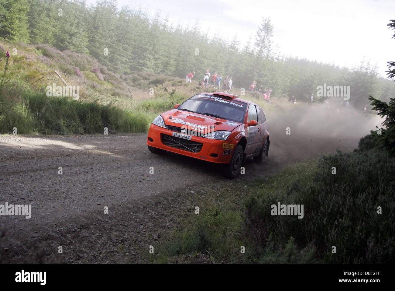 Gagnants de la région Speyside Étapes rally David Bogie et Kevin Rae ...