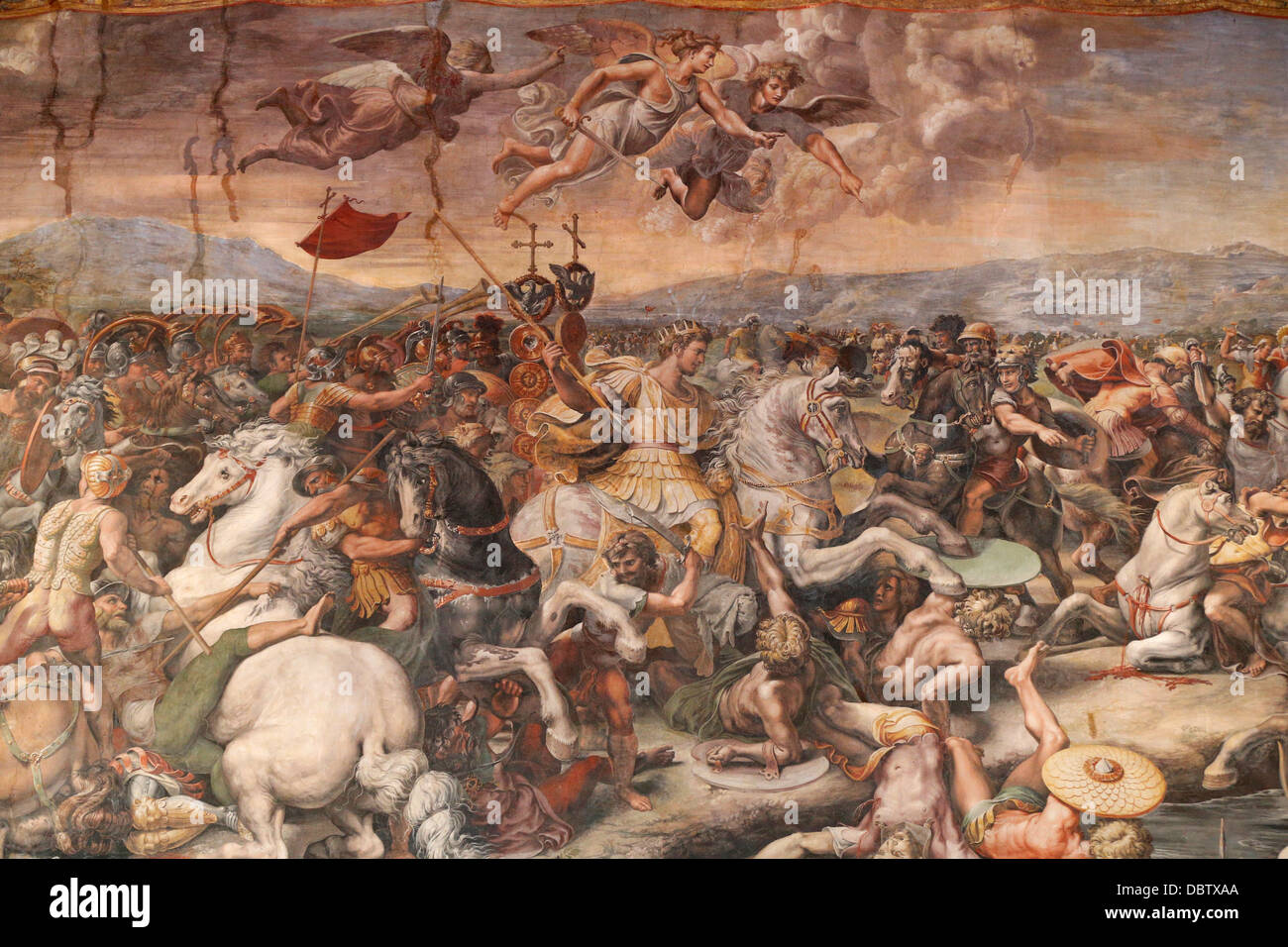 The Battle Of The Milvian Bridge Banque d'image et photos - Alamy
