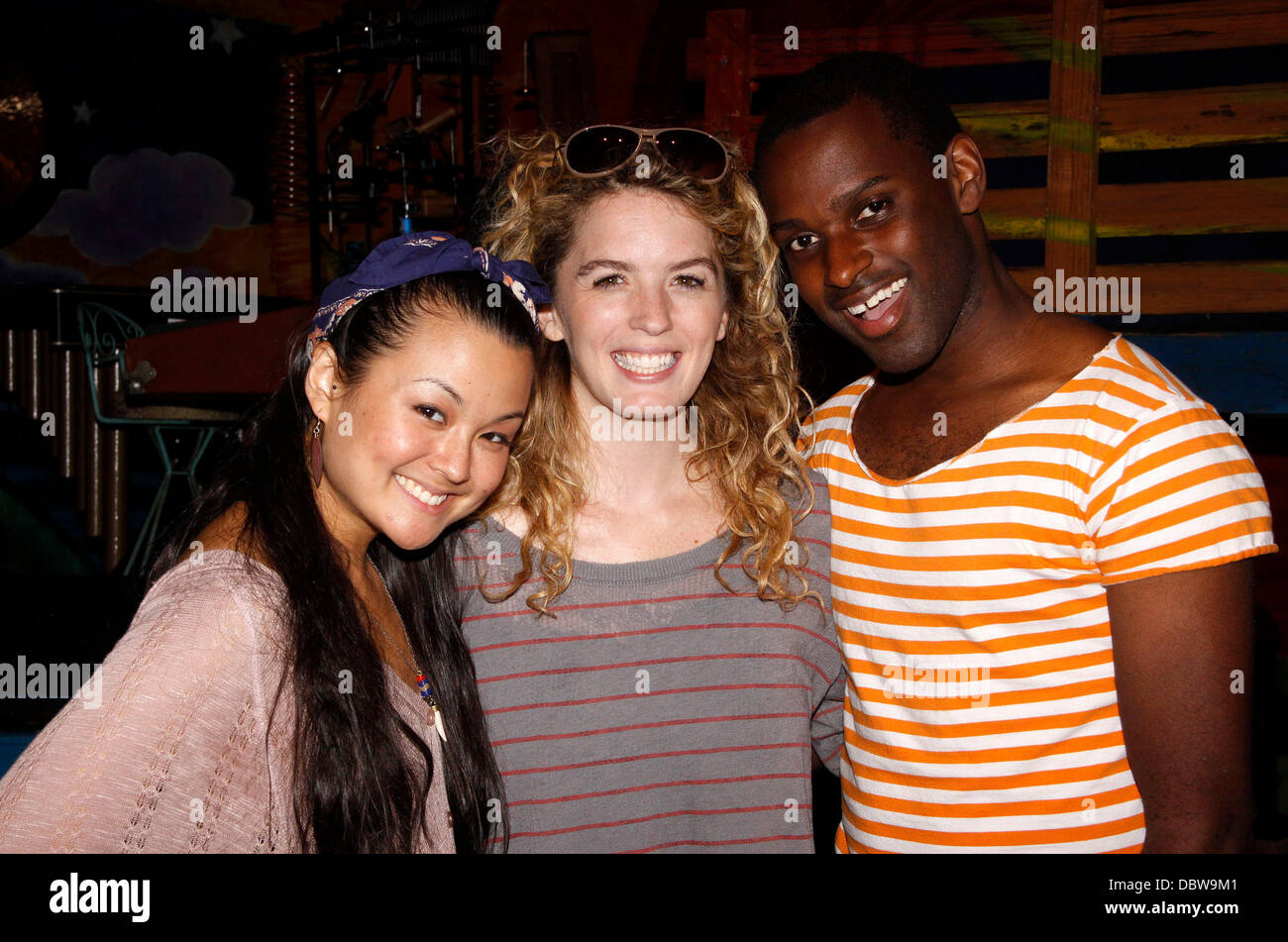 Cailan Rose, Kacie Sheik et Arbender Robinson Le Broadway production de ...